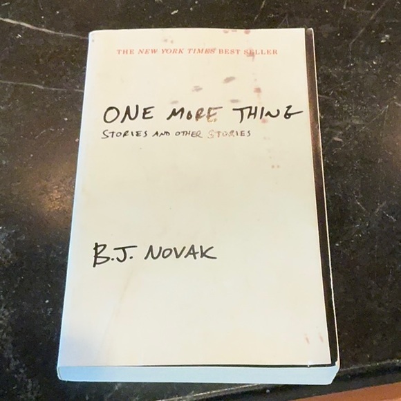 Other | One More Thing Book By Bj Novak | Poshmark